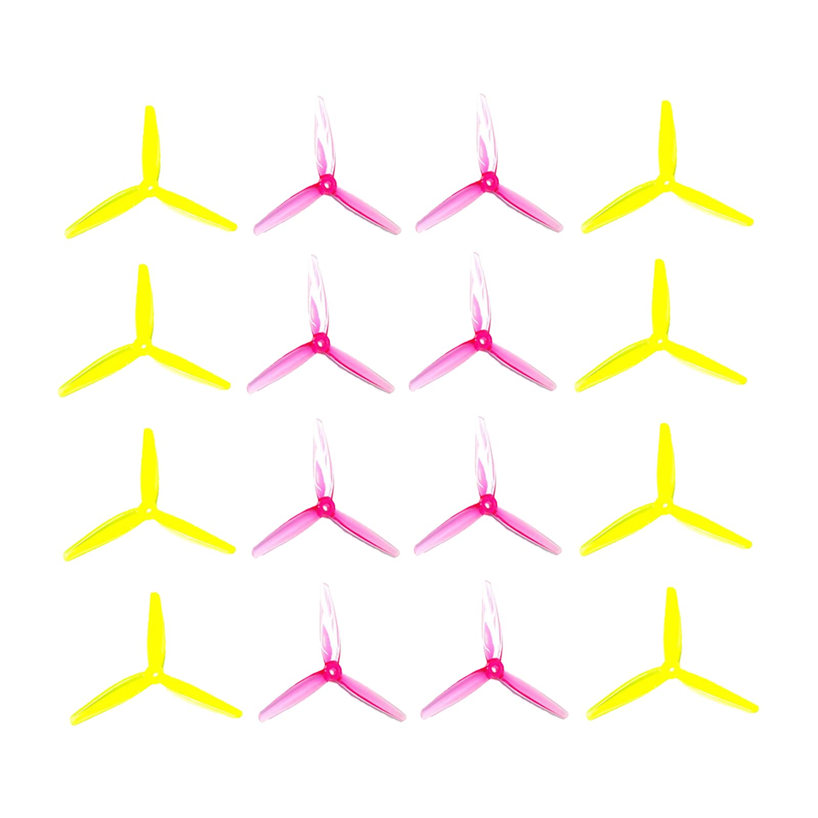 16pcs More Responsive Pitch Better Balance HQProp Ethix P3.5 Rad Berry Freestyle FPV Props Poly Carbonate 5.1 Inch RC Racing Drone Quad Tri-Blade Smooth Durable Propellers 5mm Shaft Hole