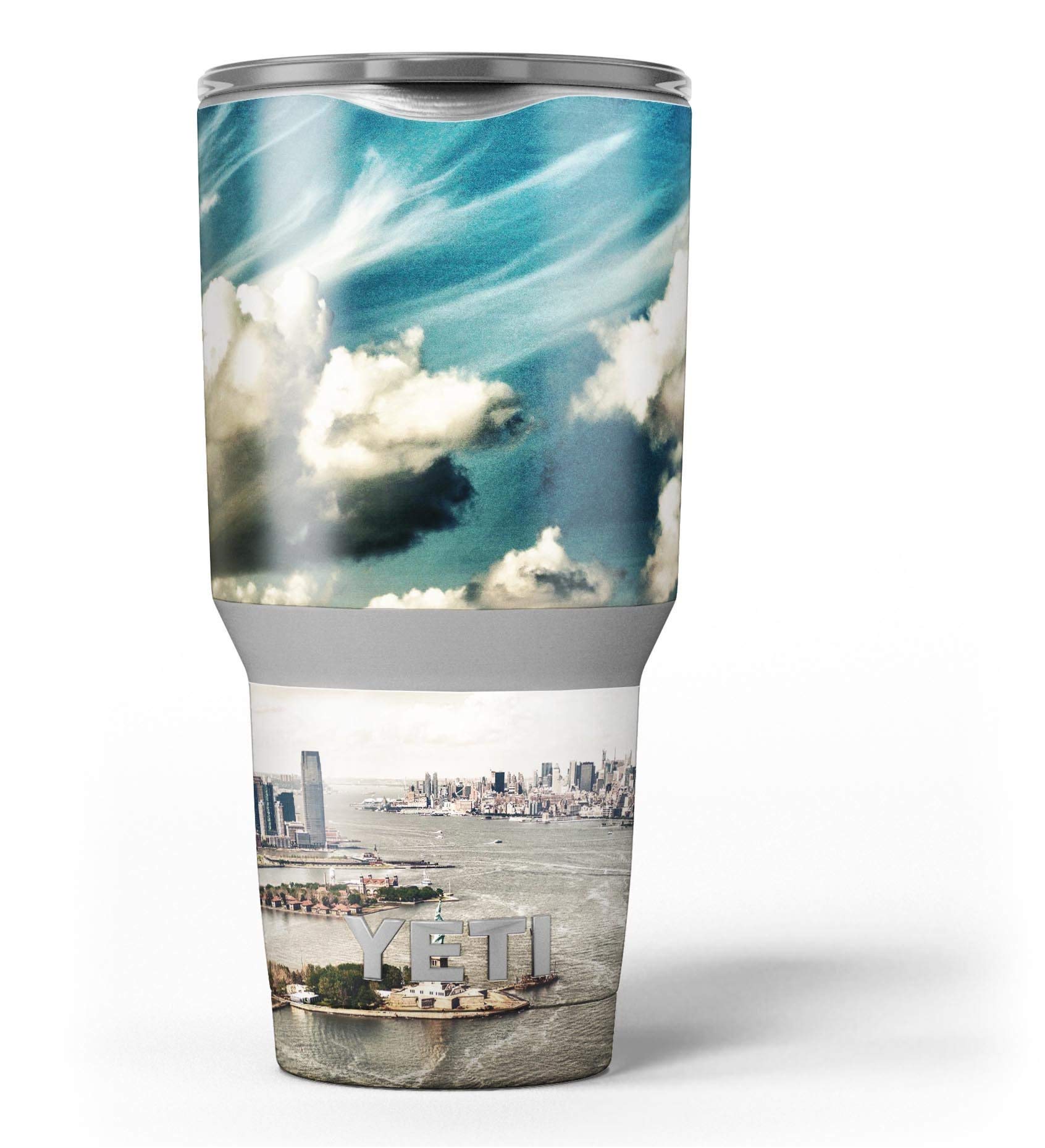 Design Skinz Drama NYC - Skin Decal Vinyl Wrap Kit Compatible with The Yeti Rambler Cooler Tumbler Cups