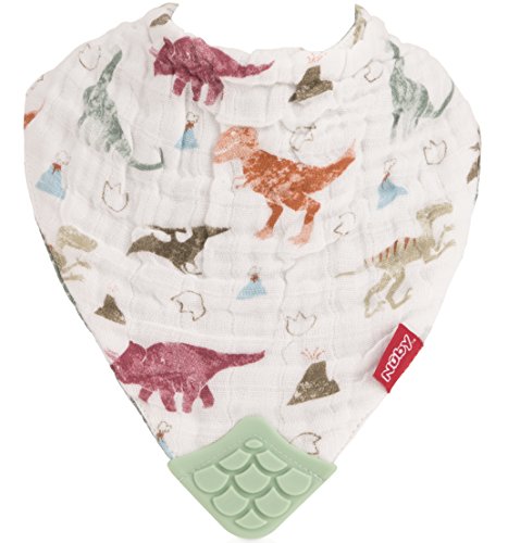 Baby Bibs - 3 Pc Muslin Bibs - Reversible 100% Natural Cotton Teething Bib - Baby Bibs For Girls And Boys, Baby Essentials