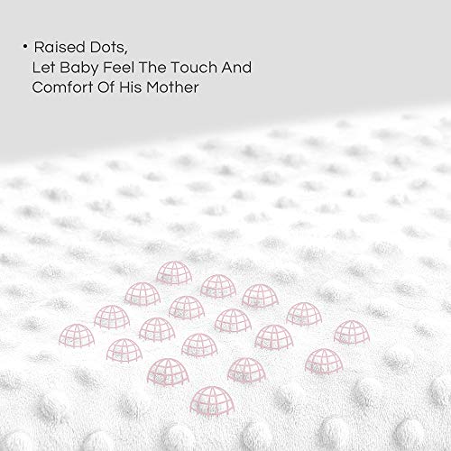 Baby Blanket for Boys Girls Baby Blankets Newborn,Super Soft Comfy,Patterned Minky with Double Layer,Dotted Backing, 30 x 40 Inch,Grey Arrow