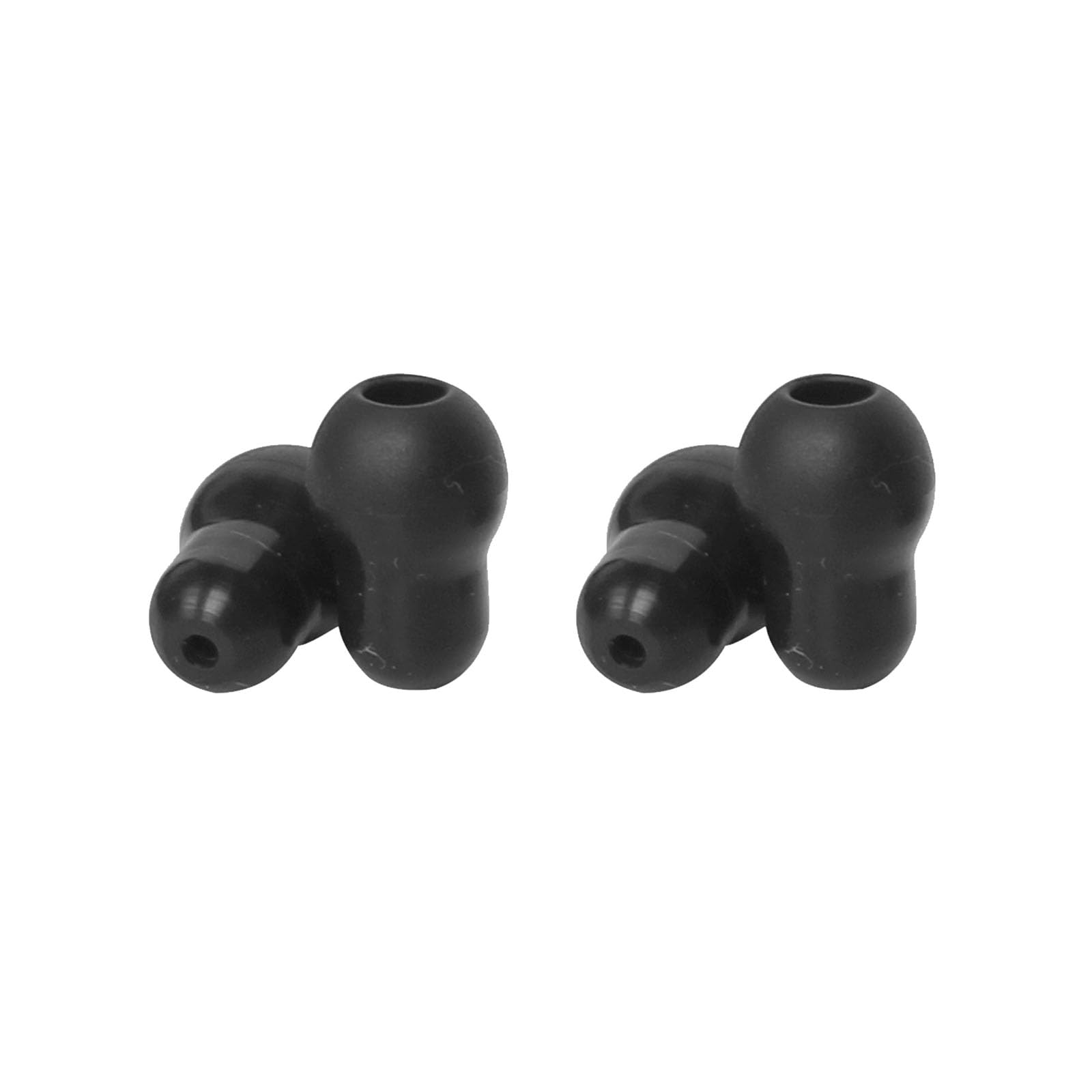 1Pair Ear Tips Replacement for Stethoscopes Silicone Comfortable Stethoscope Ear Pieces Stethoscope Replacement Parts Stethoscope Earplugs, Black