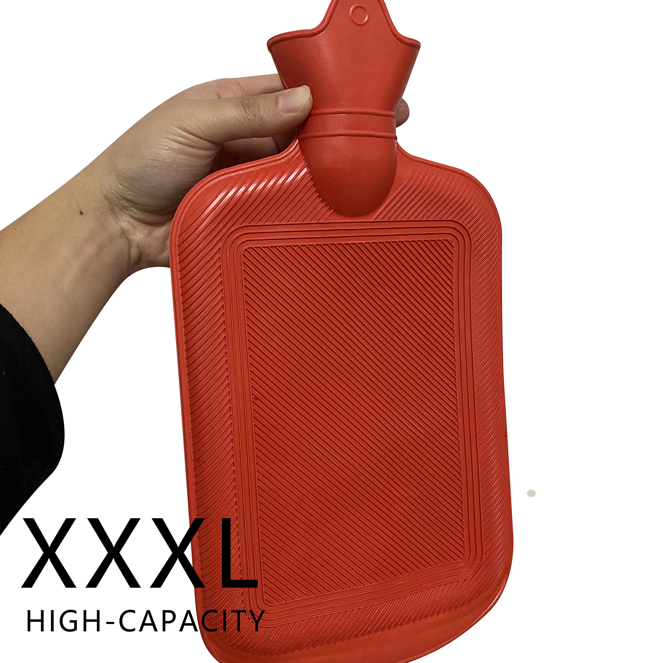 2 L Enema Bag ,Coffee Enema Bag Kit with 5.0 ft. Long Silicone Hose ,2 Multi-Size Reusable Tips, Controlable Water Flow Valve- Coffee, Shower, Douche & Home Adult Enema Kit(RED)