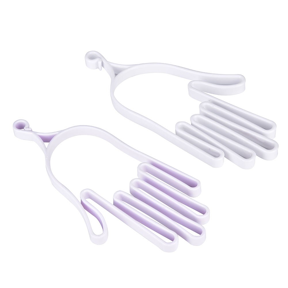 1Pair Gloves Stretcher, Outdoor Sport Gloves Holder Rack Stretcher Hanger(White + Light ) Stuff Glove Hanger