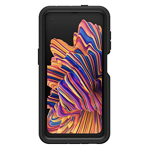 OtterBox Galaxy XCover Pro (Non-retail/Ships in Polybag) Defender Series Case - Non-retail/Ships in Polybag - BLACK, rugged & durable, with port protection, includes holster clip kickstand
