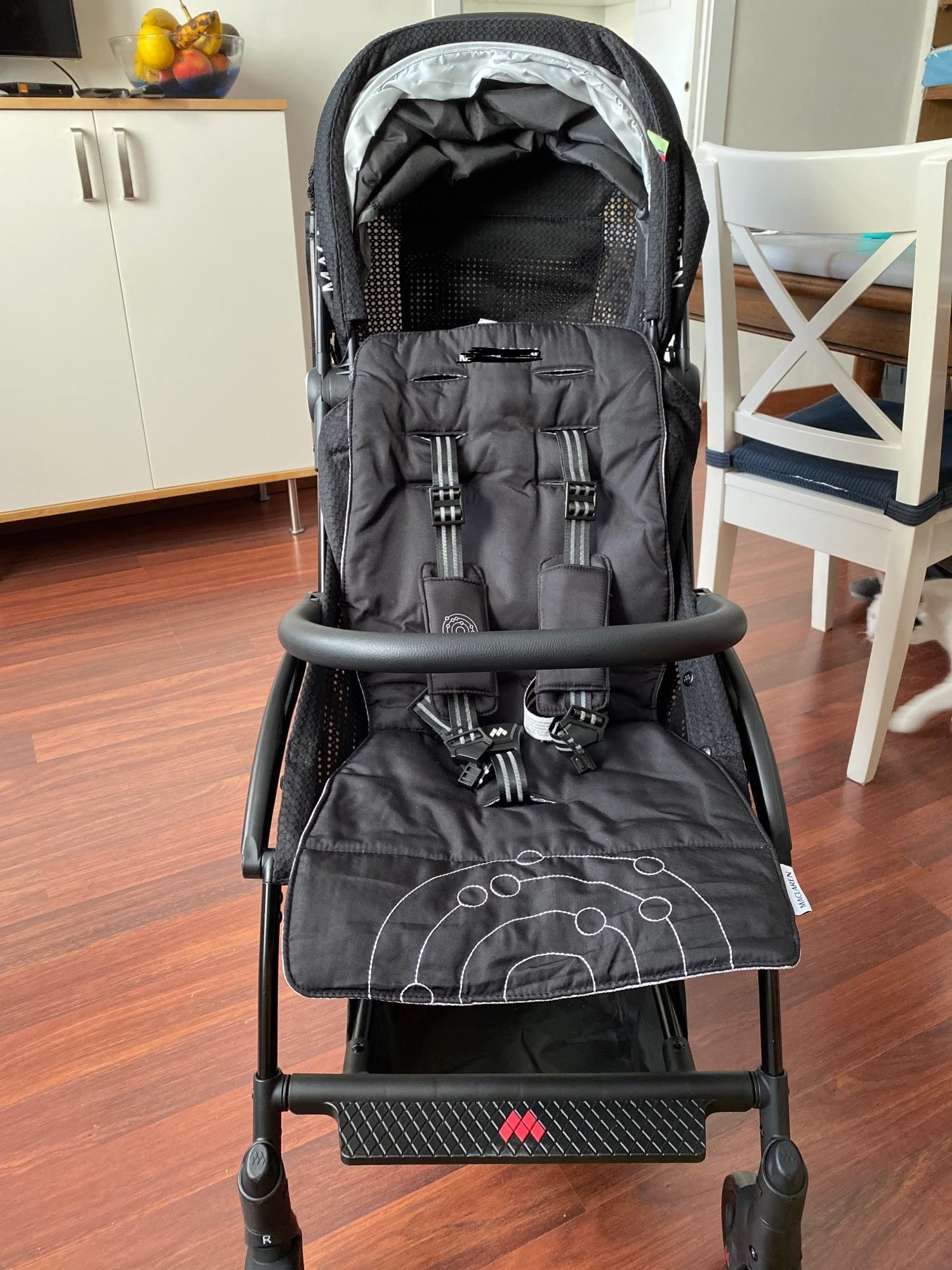 NW Bumper Bars for Maclaren Atom Style Set Stroller, Baby Stroller Accessories PU Armrest Adjustable Type