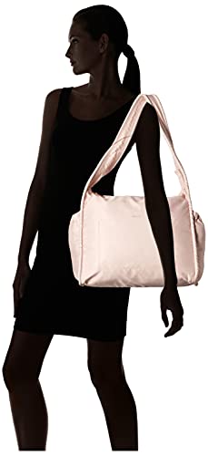 Anne Klein Soft Nylon Shoulder Hobo, Pink