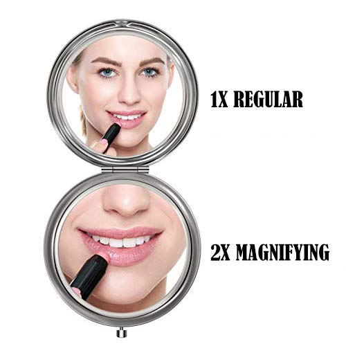 DIDADIC Wife Birthday Gift Ideas, Valentines Day Present for her, to My Wife Compact Mirror for Wedding Anniversary Mothers Day