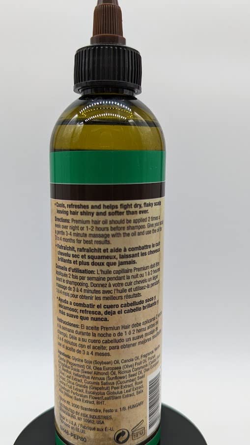 Difeel 99% Natural Premium Hair Oil - Peppermint Oil 7.1 ounce