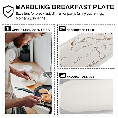 1pc Black Gold Oval Plate Dinner Plates Pastry Tray Porcelain Dish Ceramic Plate Dessert Plate Elliptical Dish Multipurpose Sundries Storage Tray Home Ceramic Tableware
