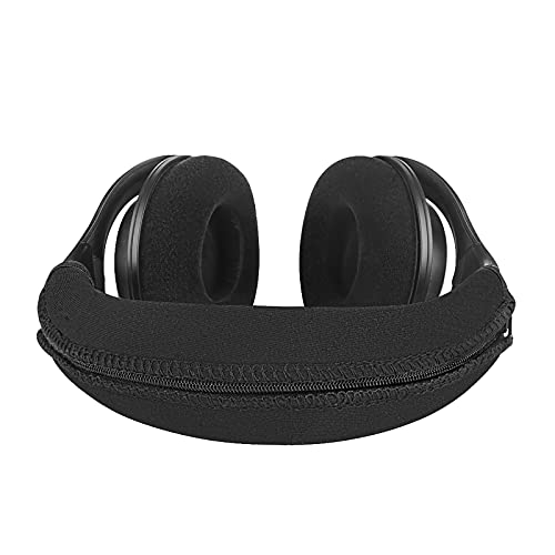 Geekria Flex Fabric Headband Cover Compatible with Sennheiser HD598 HD579 HD559 HD558 Headphones, Head Cushion Pad Protector, Replacement Repair Part, Sweat Cover, Easy DIY Installation (Black)