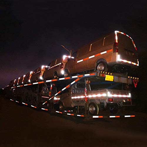 2" x150' roll DOT-C2 Premium Reflective Safety Conspicuity Tape Truck Trailer Boat Horse Trailer Diamond Grade Pattern 7 YR Average Life Waterproof, Strong Adhesive! Glass Bead PC METALIZED Material.