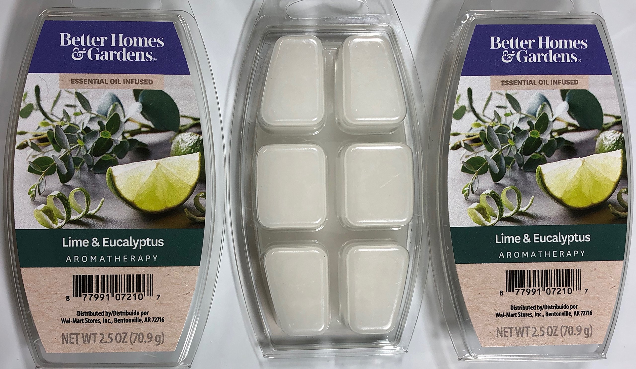 5-Star Compatible Ink Better Homes and Gardens Lime & Eucalyptus Essential Oil Infused Wax Cubes - 3-Pack
