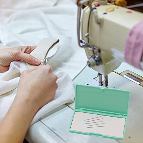 3Pcs Magnetic Needle Storage Case Magnetic Sewing Needle Holder Needle Organizer Portable Needle Keeper Pin Organizer Container Tool for Cross Stitch Sewing Knitting Pin Needle Storage (Patterned)