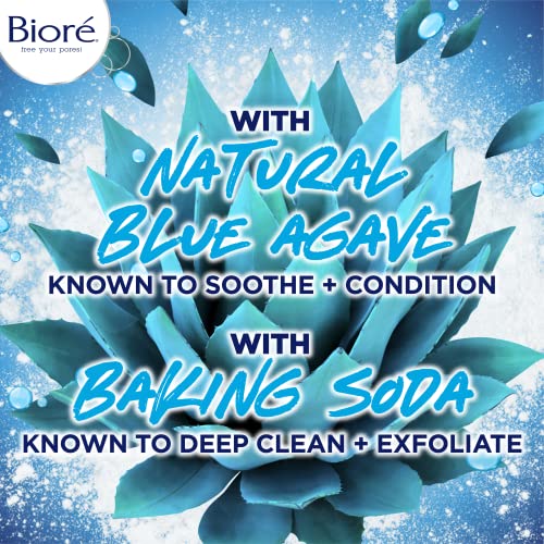 Bioré Daily Blue Agave + Baking Soda Balancing Pore Cleanser, Liquid Cleanser for Combination Skin, to Penetrate Pores & Gently Exfoliate Skin, 6.77 Ounce