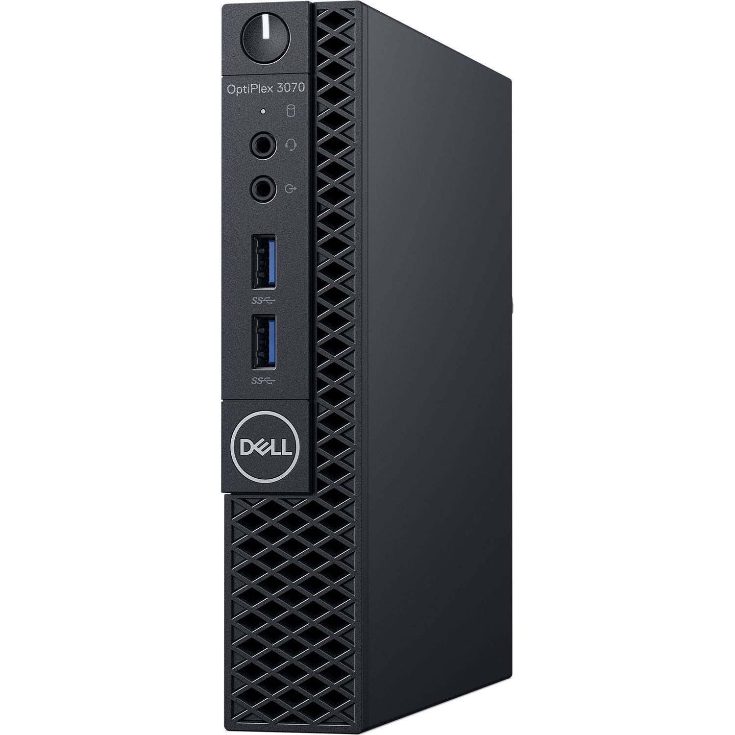 Dell OptiPlex 3070 Micro PC Desktop with Intel Core i5-9500T, 8GB DDR4, 256GB NVMe SSD, 2 x 24 Inch Monitors, Wireless Keyboard and Mouse, Gel Mouse Pad, and Windows 10 Pro (Renewed)