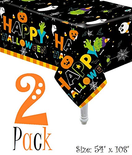 Serves 30 Complete Party Pack Cute Halloween Monsters and Ghosts 9" Dinner Paper Plates 7" Dessert Paper Plates 9 oz Cups 3 Ply Napkins 2 Table Cover Halloween Banner Halloween Party Decorations Halloween Party Supplies