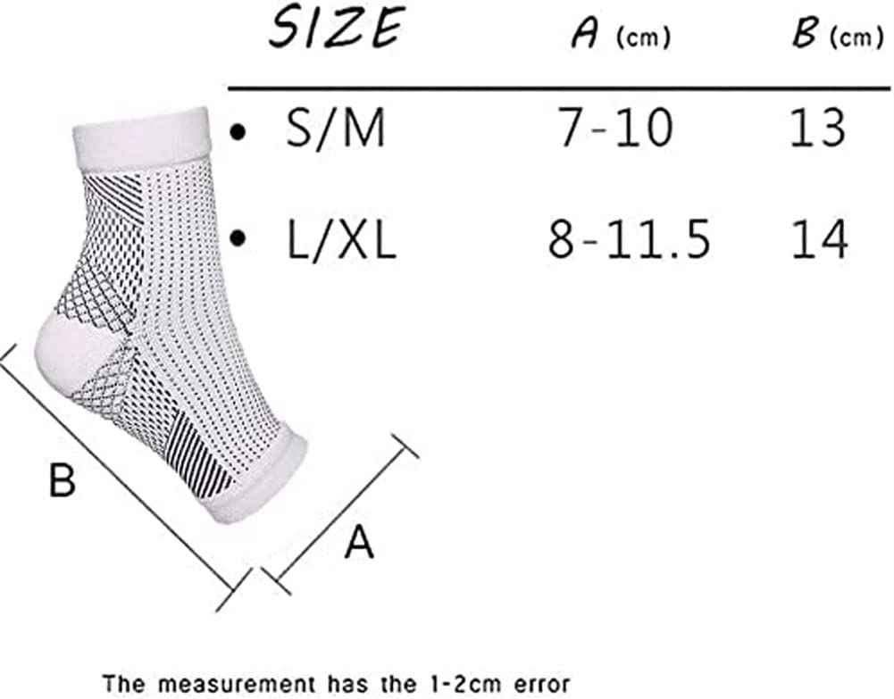 2 Pairs Heelium Pain Relief Socks, Heelsium's Neuropathy Socks, Soothe Socks for Neuropathy Compression Ankle Compression Socks, Plantar Fasciitis Socks for Women Men (Black,L/XL)