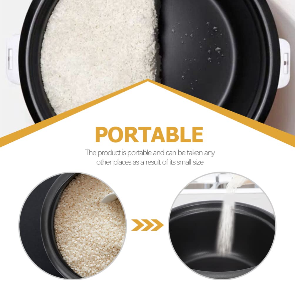 SHERCHPRY Cooking Pot Container Rice Cooker Inner Pot Rice Cooker Liner Non-Stick Rice Cooking Container Caking Baking Pan Rice Maker Accessories for Rice Maker Cooker 1.5L 350W Interior Cooking Pot