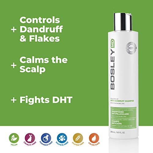 BosleyMD Scalp Relief Anti-Dandruff Shampoo, 8.5 oz