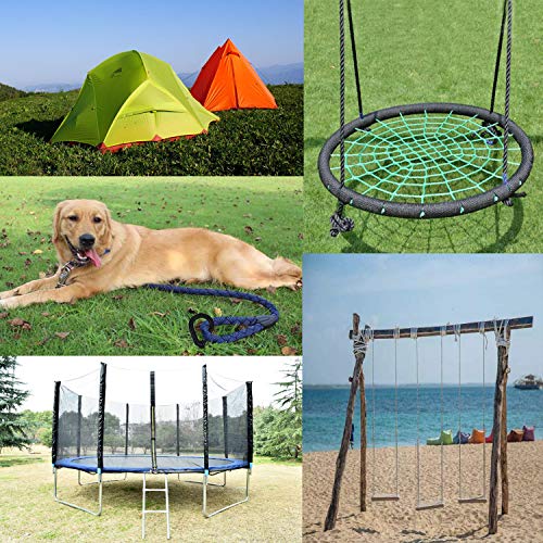 Jayzod Earth Ground Anchor 15 Inch Heavy Duty Earth Anchors Shelters, Canopies,Tents,Swing Sets,Trampoline,4 Pack,Adapter not Included