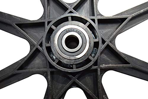 20-inch Pneumatic Replacement Wheels for Rubbermaid Cart (2-Pack)