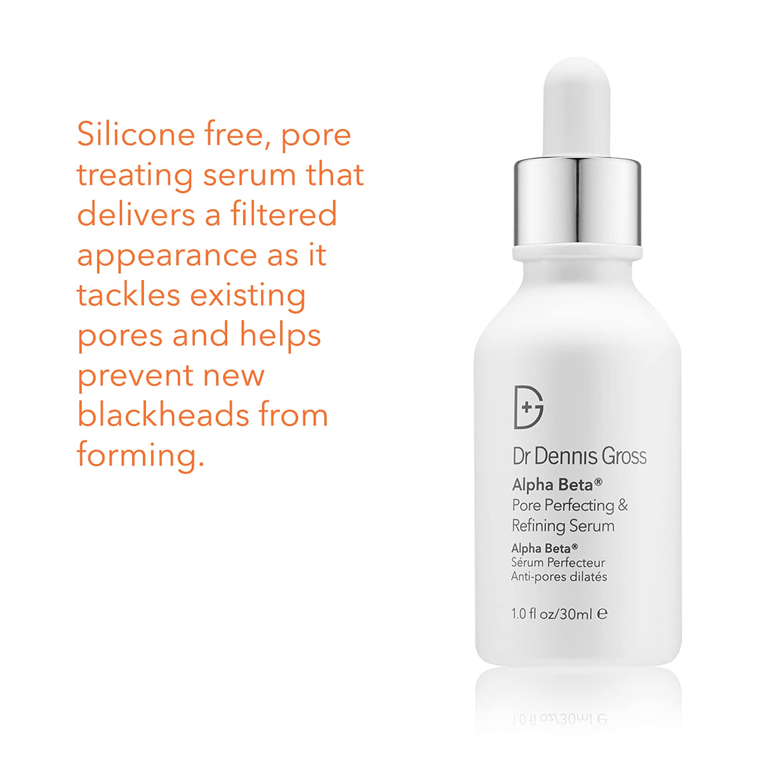 Dr. Dennis Gross Alpha Beta® Pore Perfecting & Refining Serum: for Enlarged, Clogged Pores with Excessive Oil, 1.0 fl oz