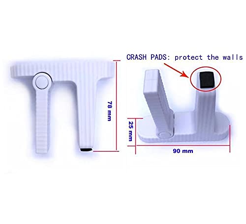ZogeeZ Childproof Door Lever Lock (2 Pack) Prevents Toddlers from Opening Doors. Easy One Hand Operation Extra Strong Adhesive - Simple Install, No Tools Needed