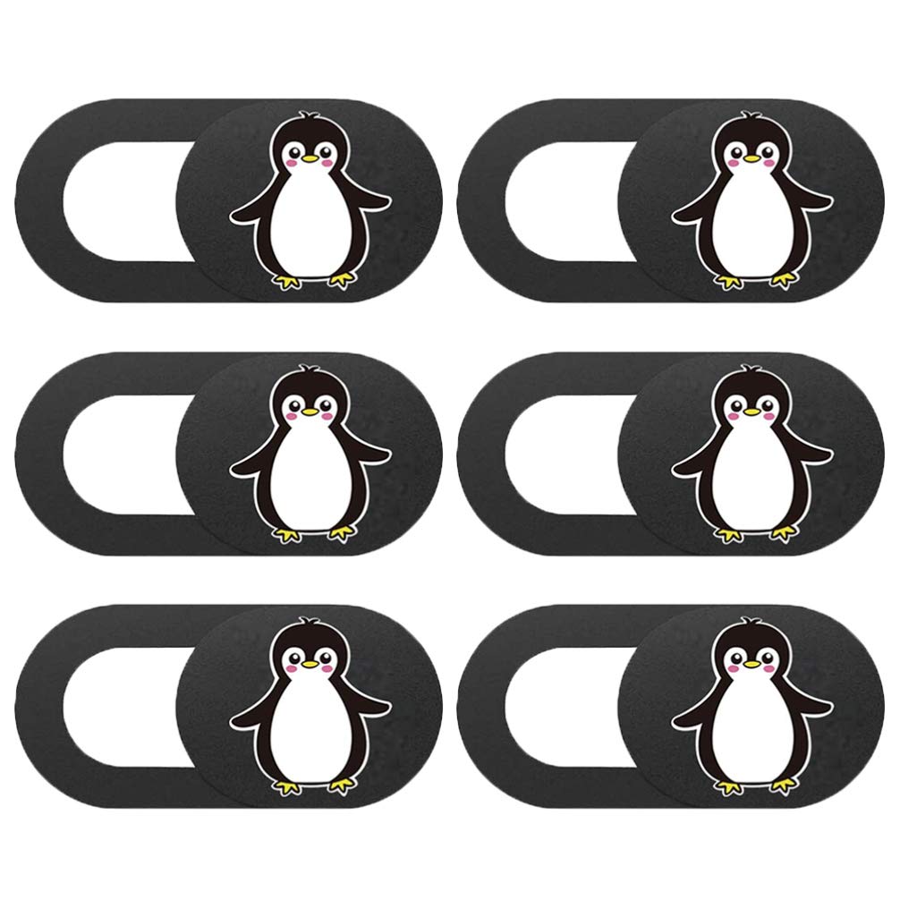 SOLUSTRE Slide Blocker 6 PCS camera cover camera privacy cover phone camera blocker laptop cam cover rainbow webcam cover slide animal webcam cover smartphone webcam cover lapdesk lens cap