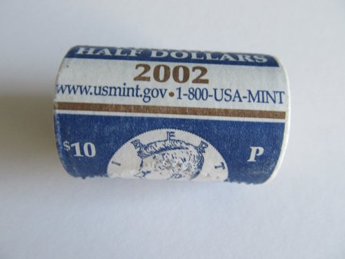 2002 P Kennedy Half Dollar Rolls From US Mint 20 Halves Coins