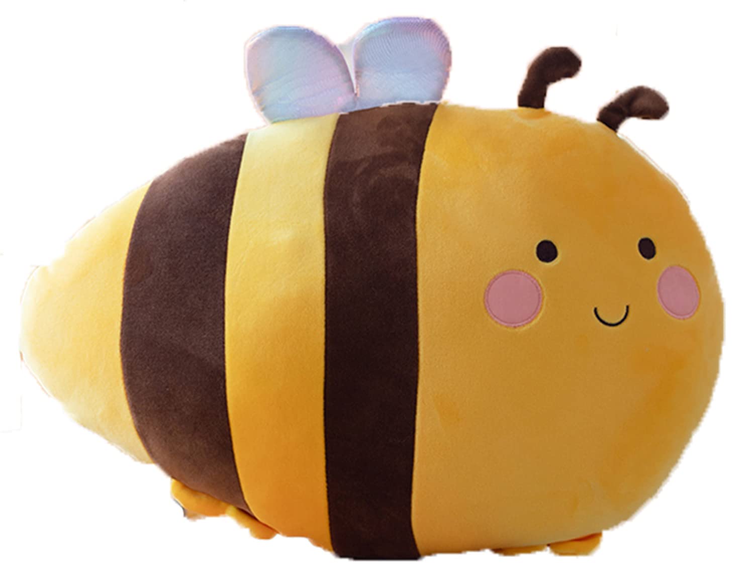 20 Inch Plush Bumblebee Stuffed Animal Bumble Bee Hugging Pillow Honey Bee Plushies Throw Pillow Bee Anime Gift for Kids and Lovers in Birthday,Valentine's Day,Christmas...