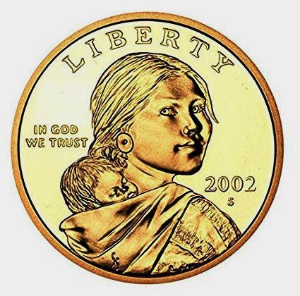2002 S Sacagawea Native American Proof US Coin DCAM Gem Modern Dollar $1 $1 Proof DCAM US Mint