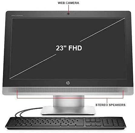 HP EliteOne 800 G2 Non Touch 23 FHD All in One PC - Intel Core i5-6500 3.2GHz 8GB 1TB SSD Webcam WiFi Windows 10 Pro NO CDROM(Renewed)