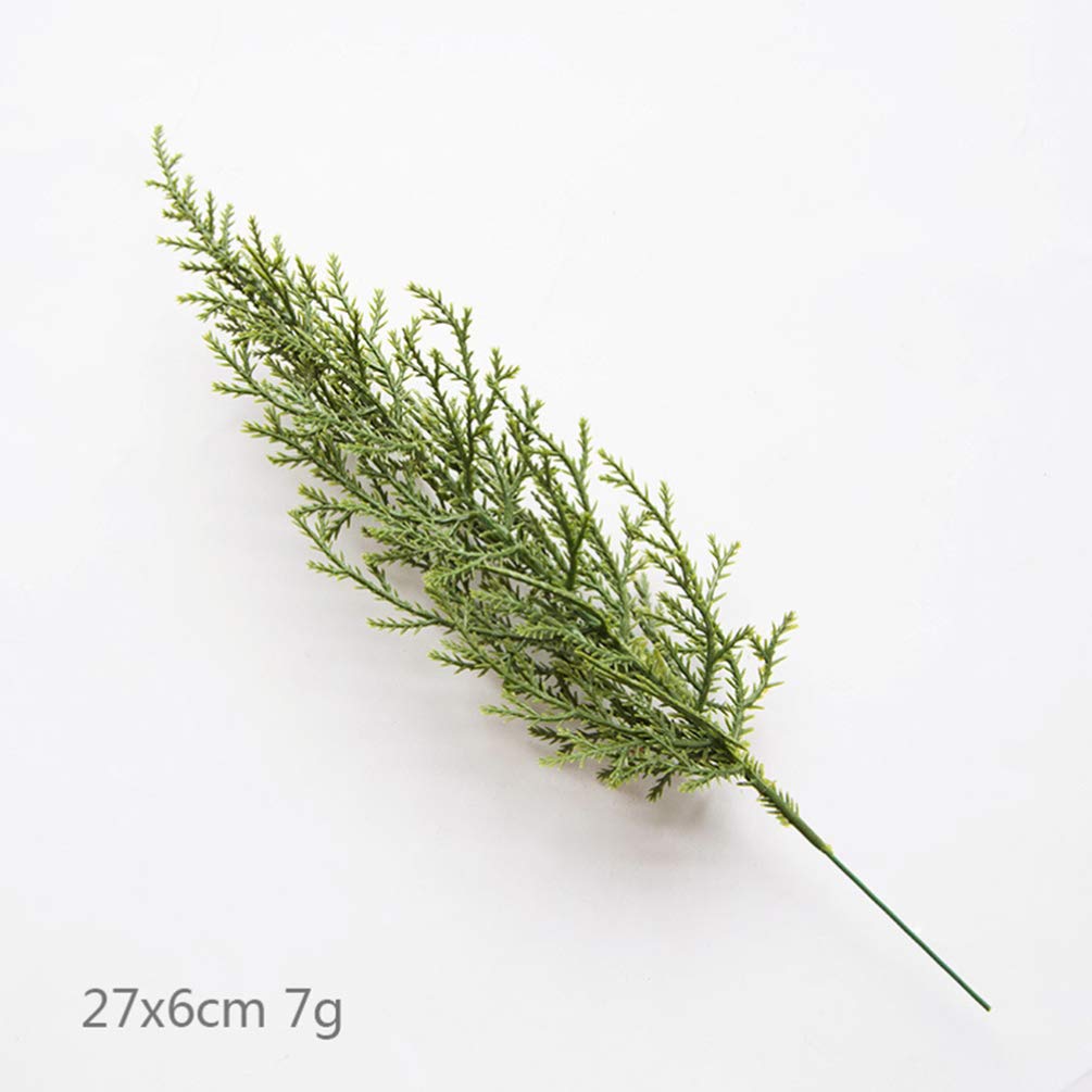 18pcs Artificial Pine Branches Fake Pine Needles for Christmas Wreath Garland Holiday Decor (Assorted)