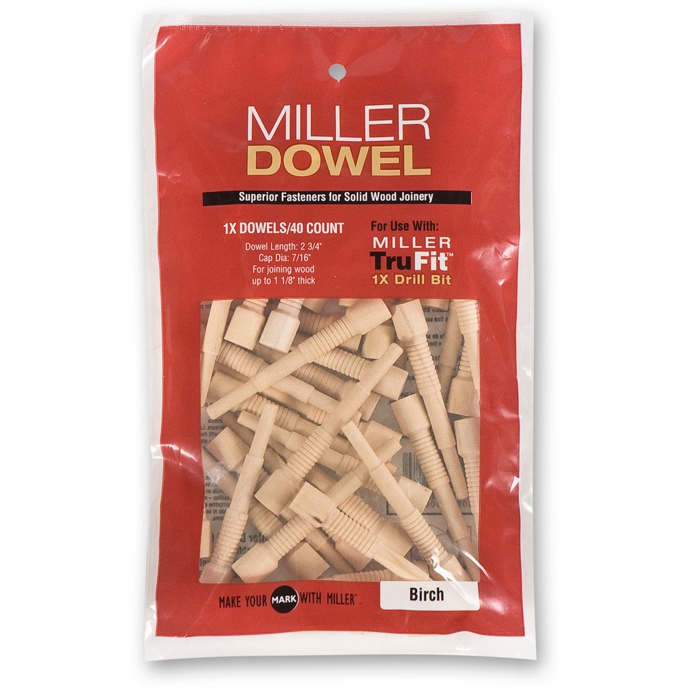 1x Miller Cherry Dowels, 40 Pack