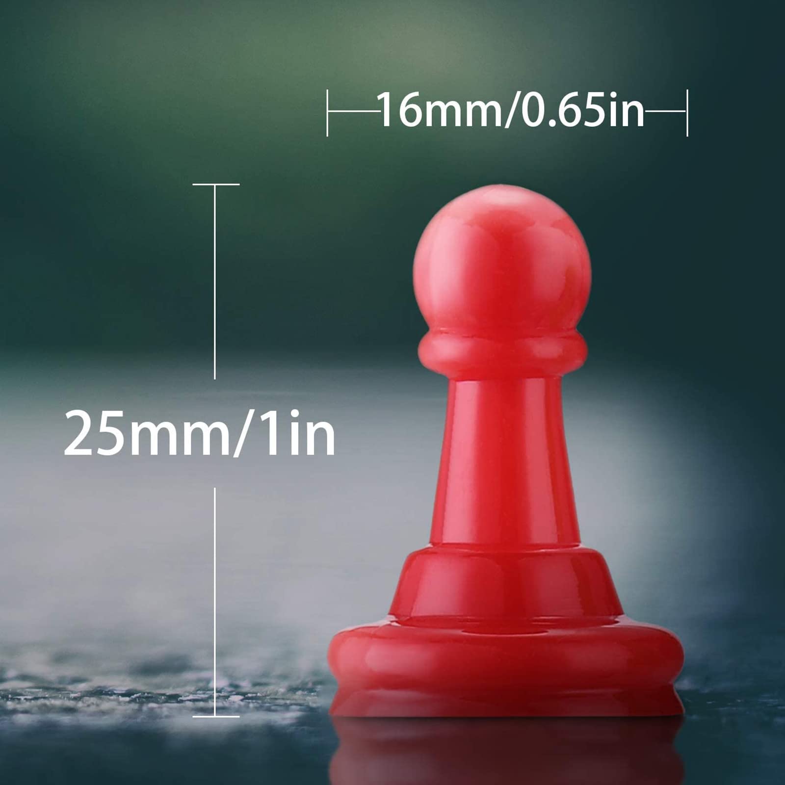 96 Pieces Board Game Pieces Multicolor Plastic Pawn Game Pieces for Board Games, 1 Inch Game Pawns, Tabletop Markers, Arts and Crafts