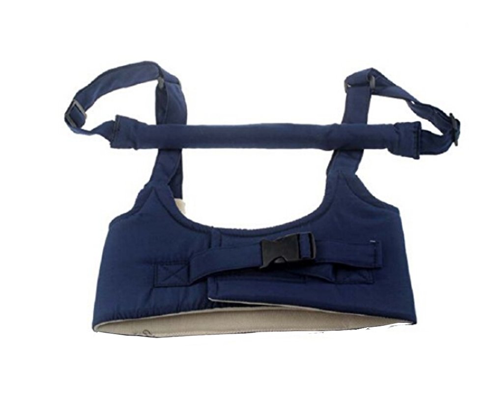 Baby Toddler Learn to Walk Walking Harness Aid Assistant Safety Rein Train Walking Protective Belt (Navy Blue)