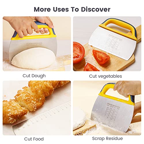 2 PCS soap cutter- Stainless Steel Wavy & Straight Soap Mold Loaf Cake Cutter, Potato Vegetable Cake Cutter Cutting Tools set