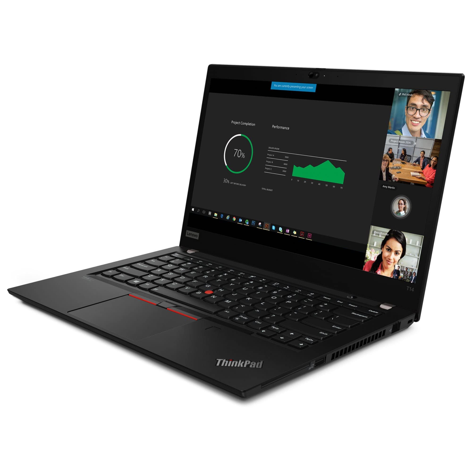 Lenovo ThinkPad T14 Gen 2 14" FHD 300nits Business Laptop, Intel Quad-Core i5-1135G7 (Beat i7-1065G7), 24GB DDR4 RAM, 1TB PCIe SSD, WiFi6, BT5.2, Backlit Keyboard, Windows 10 Pro, Conference Speaker