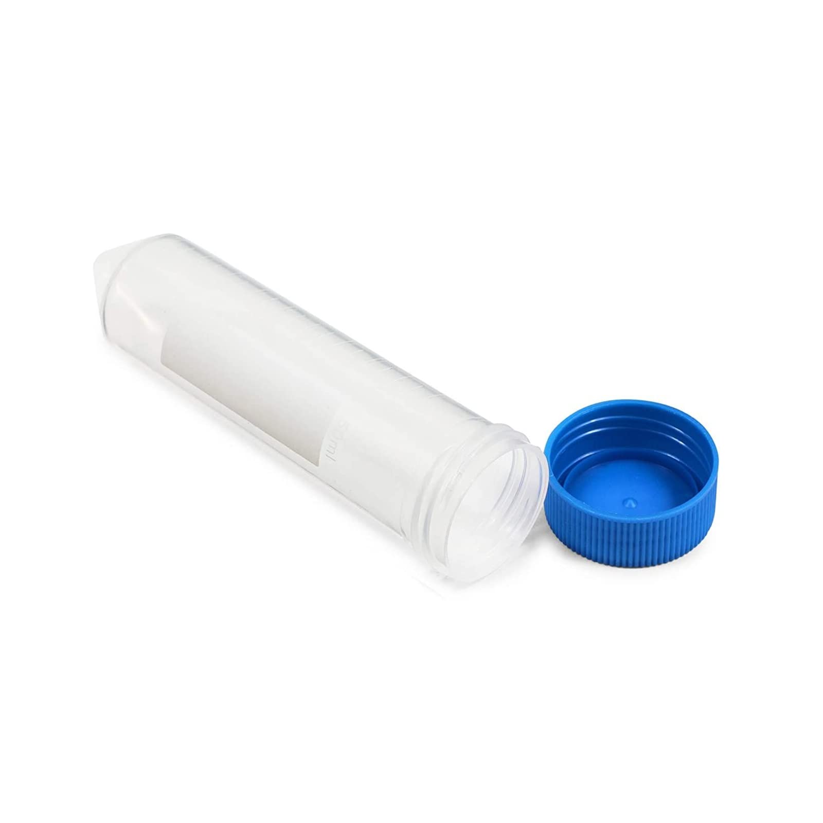 Bright Creations 25 Pack Clear Plastic Centrifuge Tubes for Chemistry Labs, 50 ml (1.6 oz)