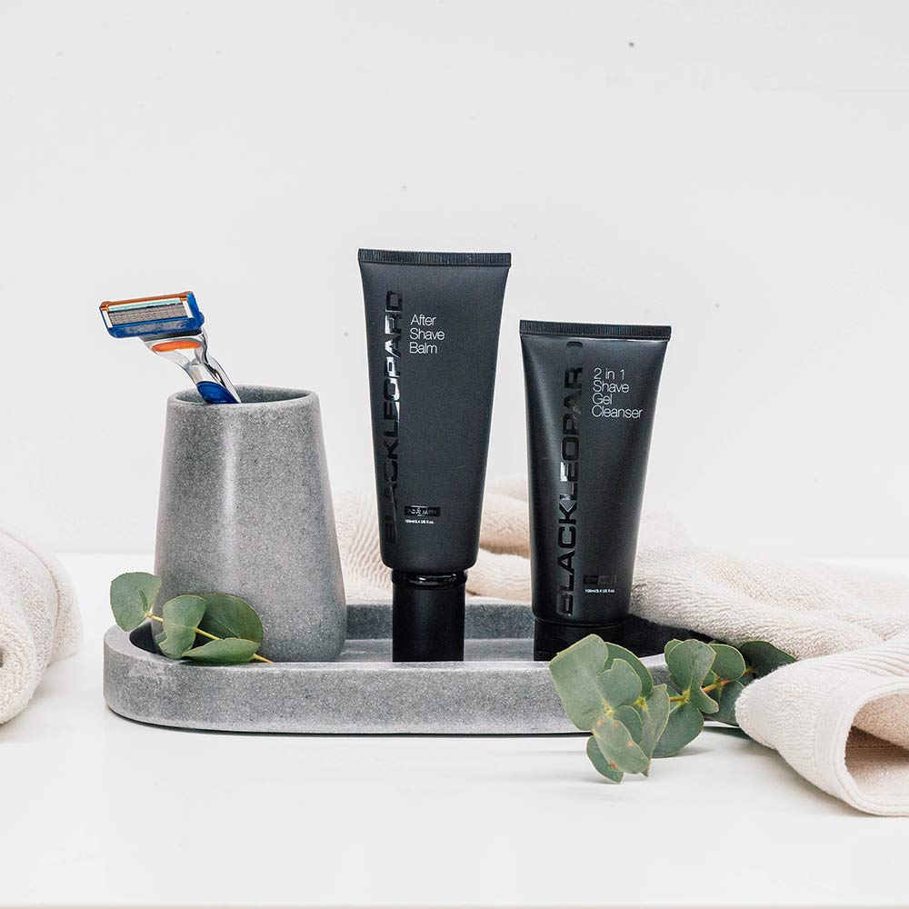 BLACK LEOPARD After Shave Balm for Men - Soothing After Shave with Anti Aging Properties - After Shave Lotion Restores Skin and Reduces Redness, 3.4 fl. oz.