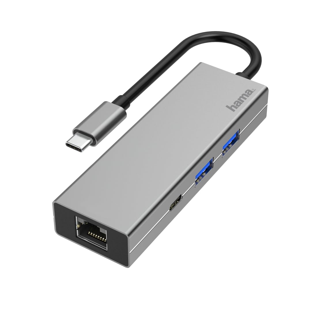 HAMA 00200108 Station d'accueil USB 3.2 Gen 1 (3.1 Gen 1) Type-C Gris