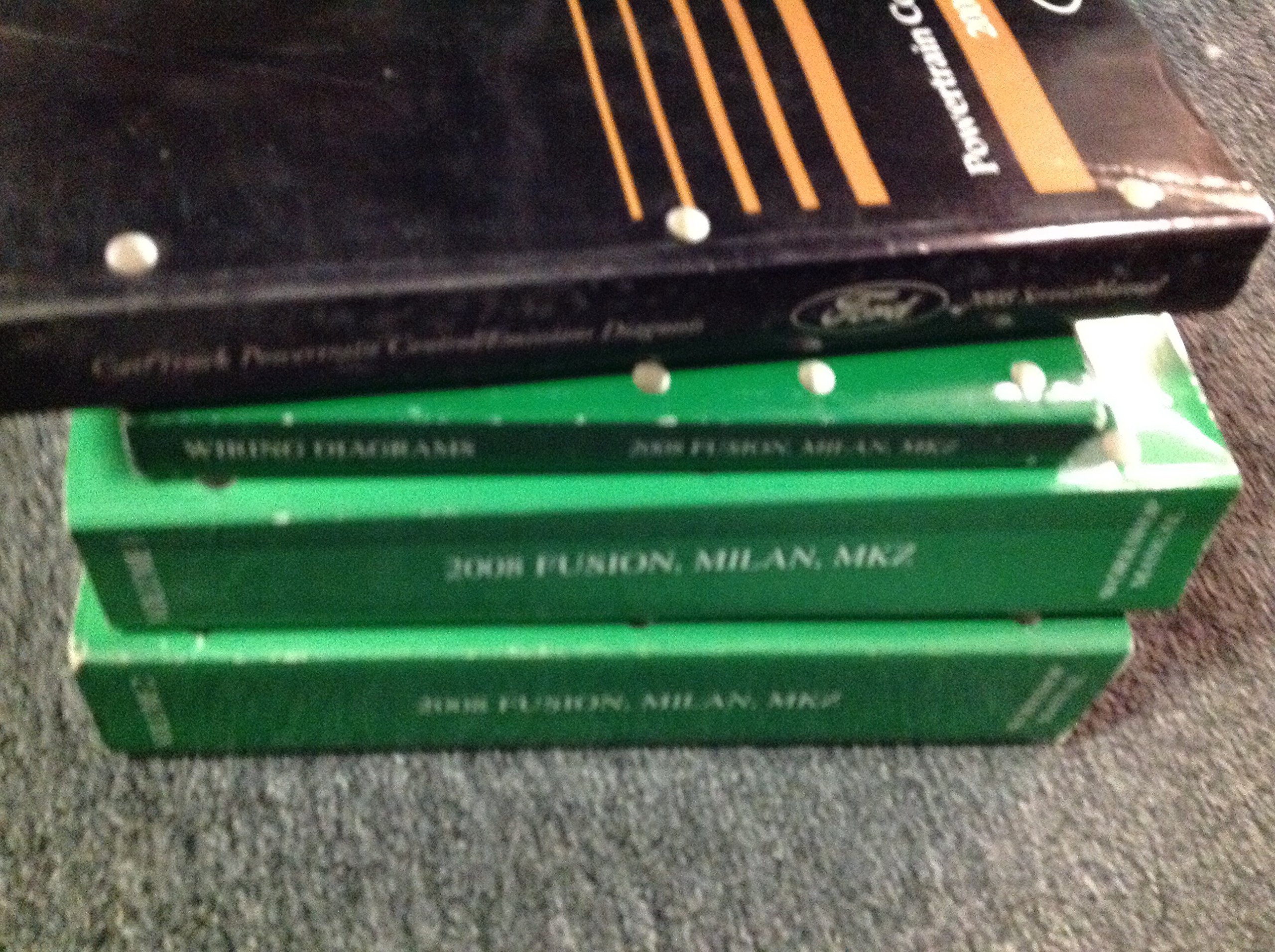 2008 Ford Fusion Lincoln MKZ Milan Service Shop Repair Manual Set W PCED & EWD
