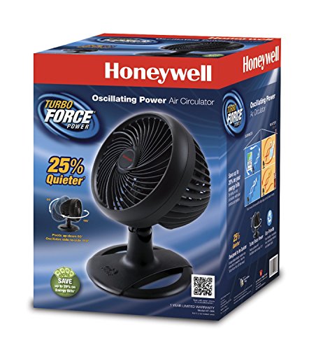 Honeywell Turbo Force Oscillating Table Fan, HT-906 (Renewed)