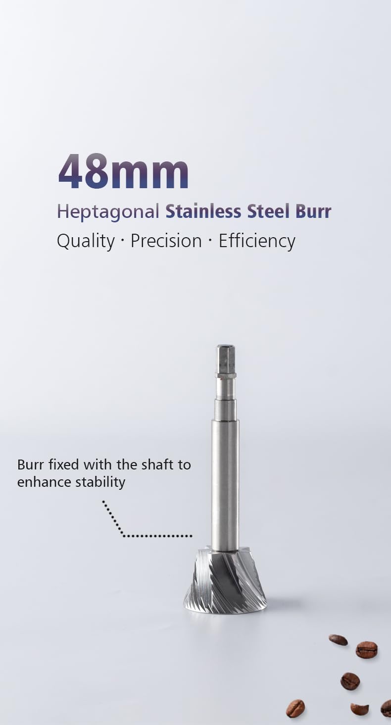 1Zpresso K-Ultra Manual Coffee Grinder Iron Gray with Assembly Consistency Grind Stainless Steel Conical Burr, Foldable Handle, Numerical External Adjustable Setting, All-Round Grinder