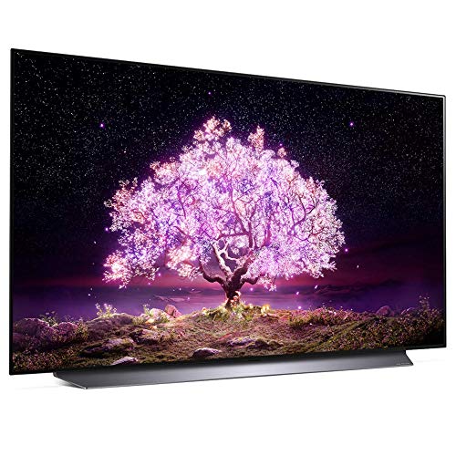 LG OLED55C1PUB 55 Inch 4K Smart OLED TV with AI ThinQ Bundle with Deco Home 60W 2.0 Channel Soundbar, 37-70 inch TV Wall Mount Bracket Bundle and 6-Outlet Surge Adapter