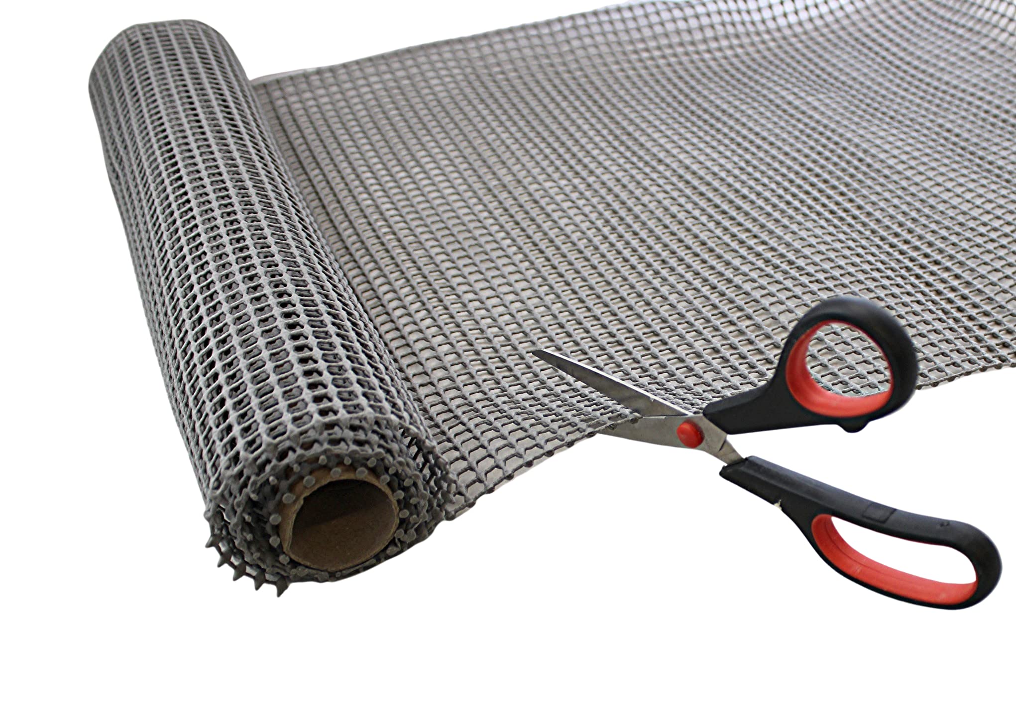 2 Pack Multi Purpose Anti-Slip Shelf and Draw Liner Mat Non Skid 18" x 47" - Trim to Fit - Ideal as a Tool Box Liner Home Office RV (Gray)