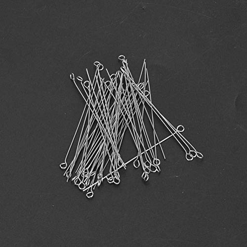 50pcs Nichrome Tips Inoculating Loop Inoculating Needle Inoculating Loop Nichrome Tips Reusable Inoculating Loop Holders for Laboratory(3mm)
