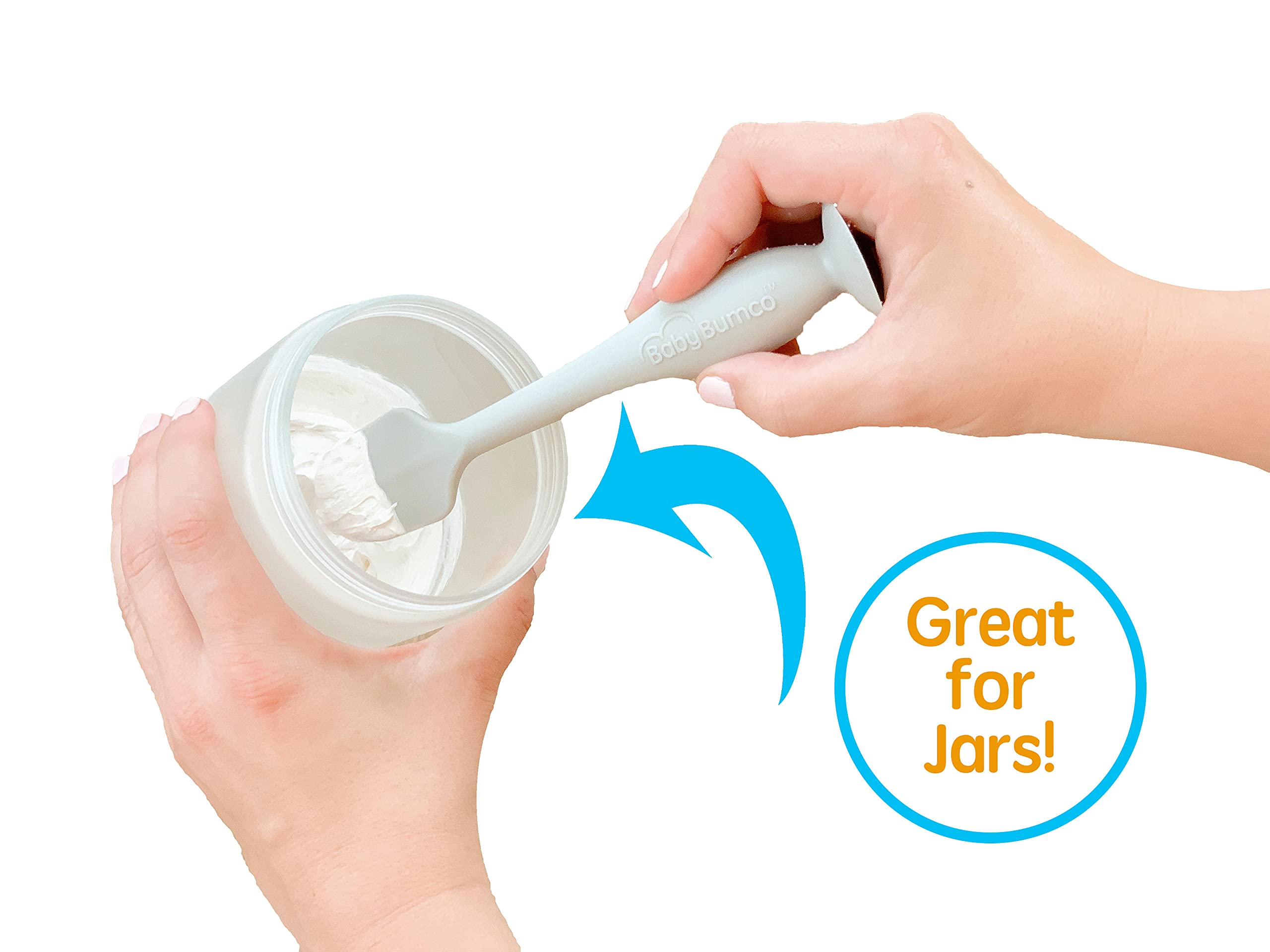 Bumco Diaper Cream Spatula - BPA-Free Diaper Bag Essentials, Soft Butt Spatula Baby, Mom-Invented Butt Paste Spatula, Bumco Diaper Cream Spatula, Flexible Diaper Cream Applicator, Bumco Baby Bum Brush