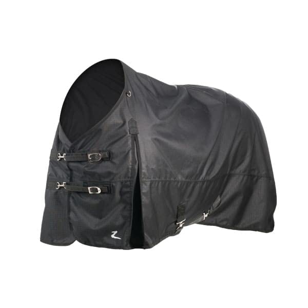 Horze Nevada 1200D Lightweight Waterproof Horse Turnout Rain Sheet (No Fill) - Black - 75 in