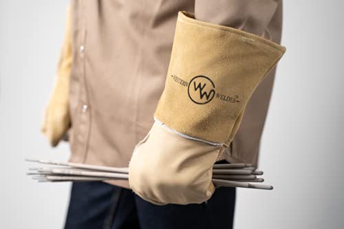 Western Welder Outfitting - Stick Welding Gloves | Heat-Resistant, Gloves (Medium)